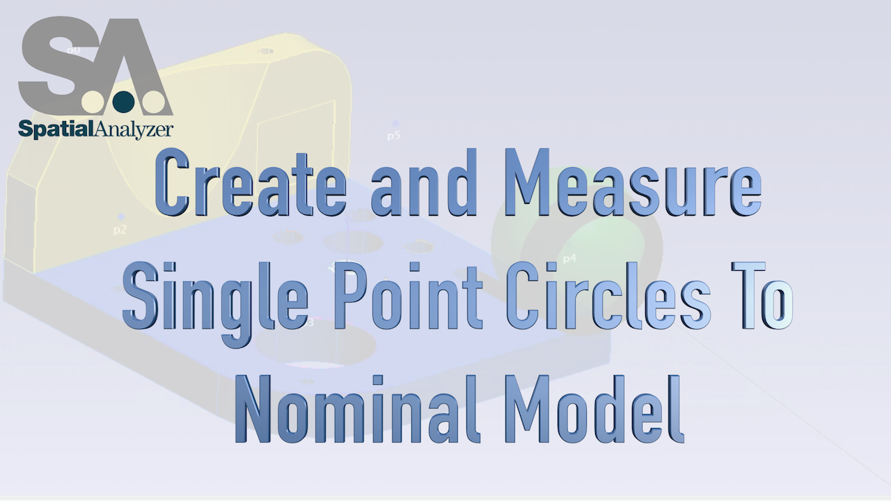 How to Measure Single Point Circles