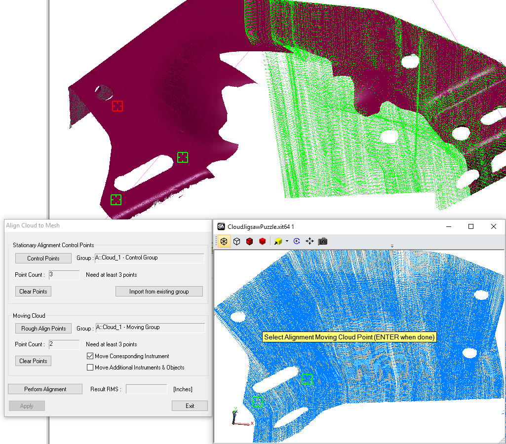 Aligning Point Clouds To Other Cloudsmeshes Or Cad 