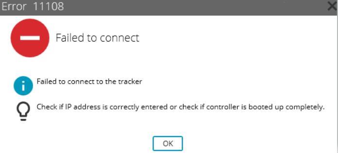 LMF Error 11108 - Failed to Connect