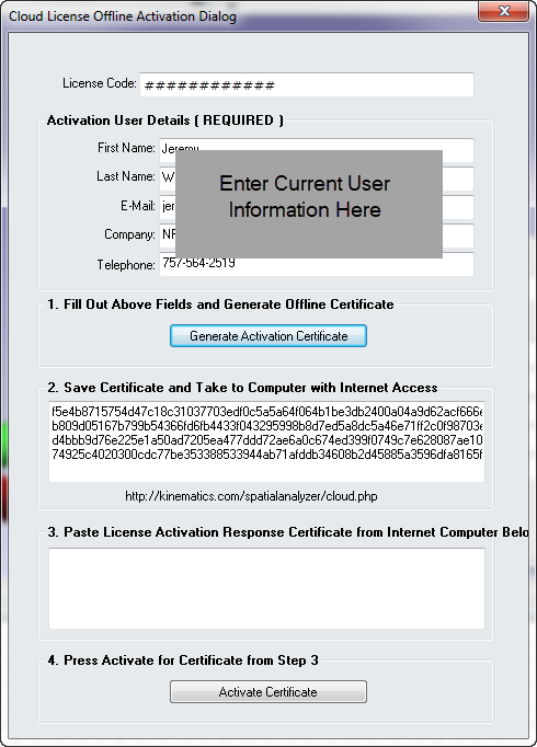 Offline Cloud License Management