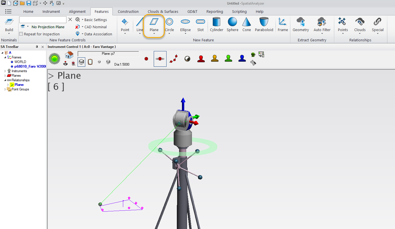 How to measure a plane and see if its level