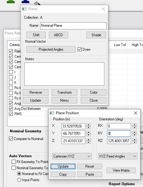 How to measure a plane and see if its level
